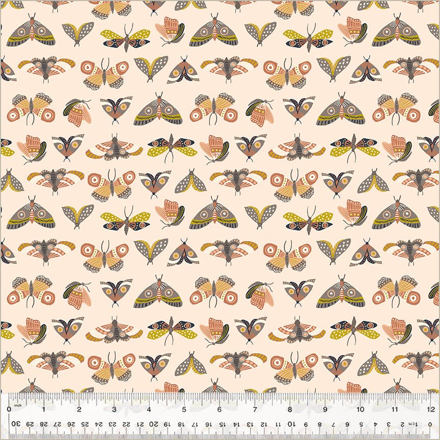 ORGANIC Moonlit Moths - Blush - Under the Canopy – homesewn