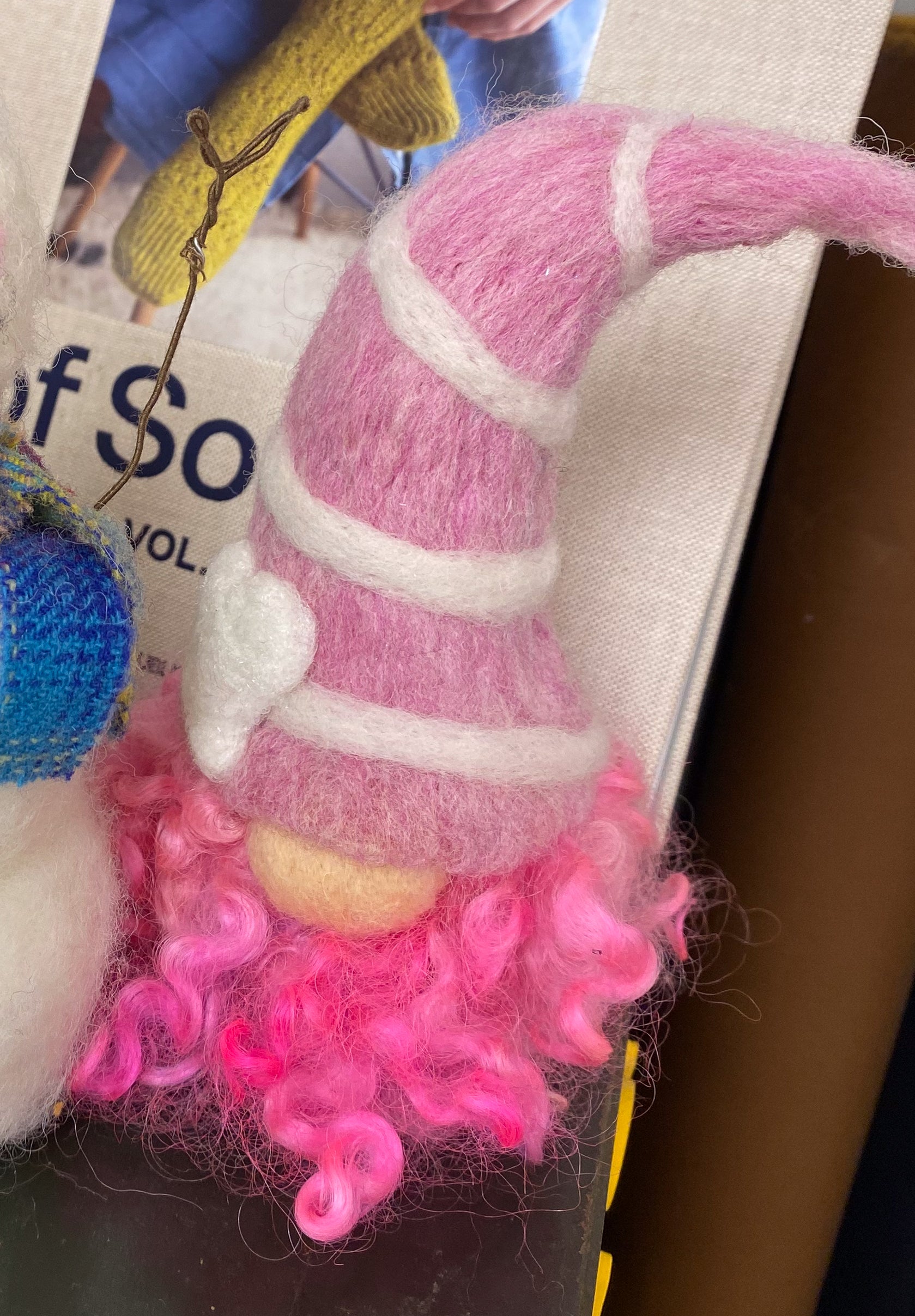 Needle Felting Workshop with Whimsical Woolies - Valentine Gnome