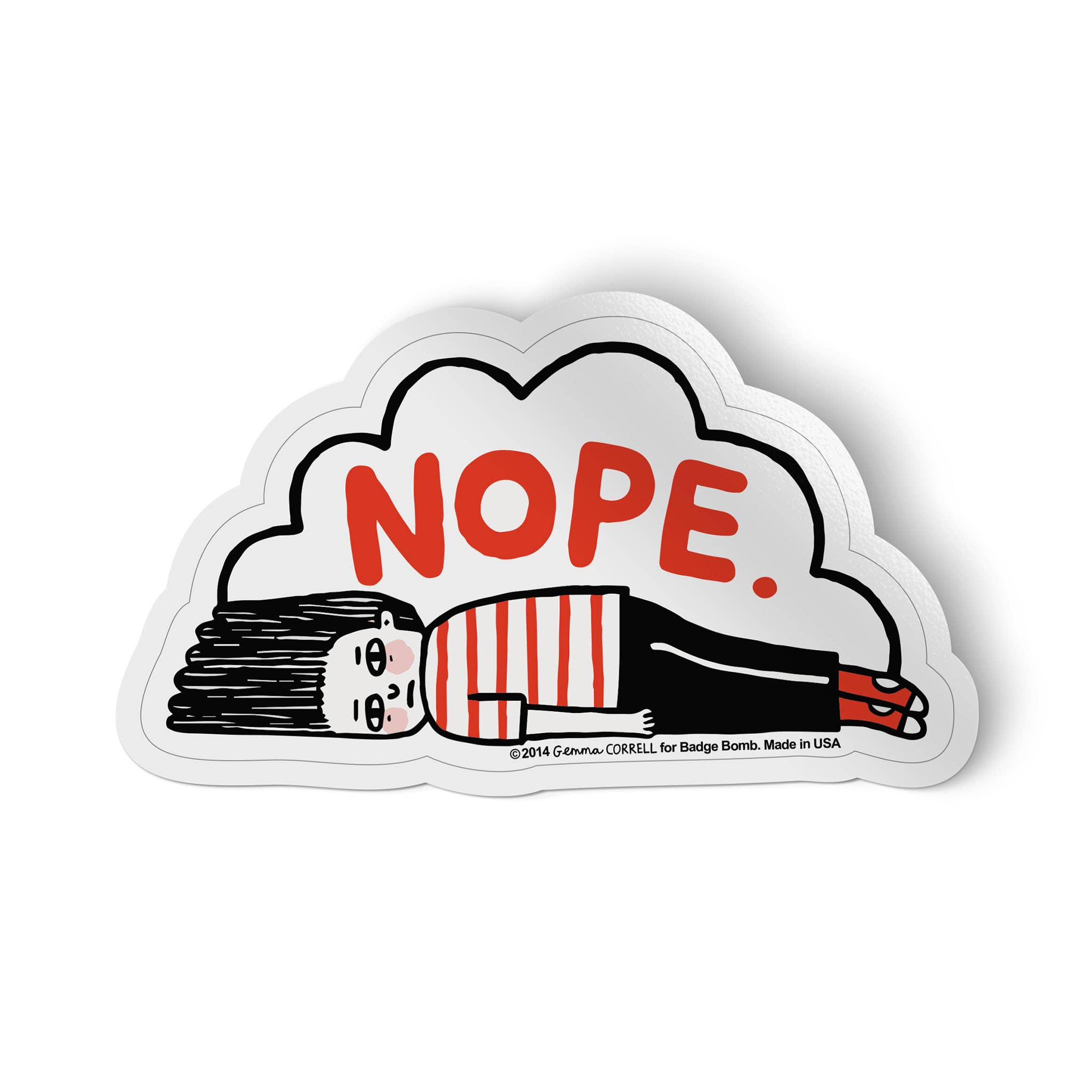 Nope Sticker – homesewn