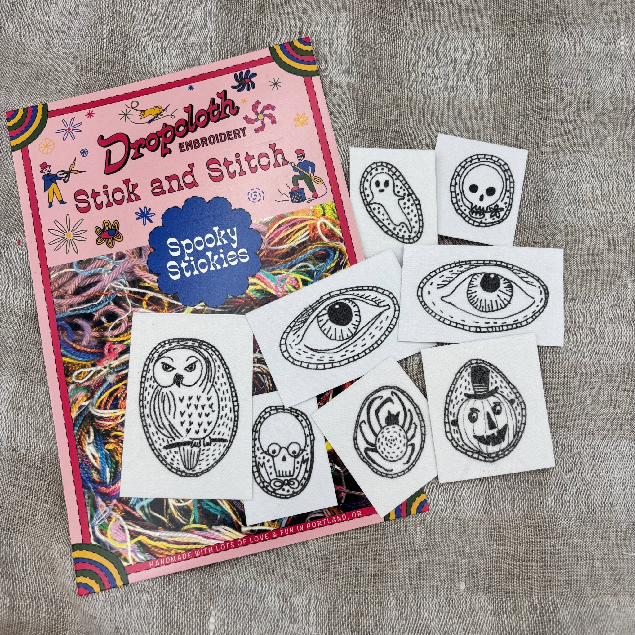Spooky Stickies Stick and Stitch Collection – homesewn